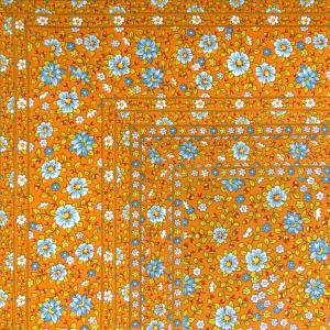 Provencal Square Cotton Tablecloth orange "Liberty"
